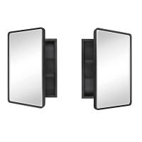 China 3000K-6000K LED Illuminated Bathroom Mirror Cabinet with Anti-Fog & 12V Power - Custom Sizes Available for sale