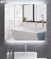 China Custom Aluminum LED Bathroom Mirror Cabinet with 12V 3000K-6000K CCT, Anti-Fog & 3-Year Warranty for sale