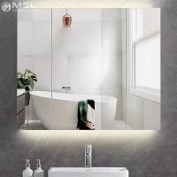 China Custom Aluminum LED Bathroom Mirror Cabinet with 12V 3000K-6000K CCT, Anti-Fog & 3-Year Warranty for sale