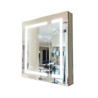 China 32-34 Inch LED Bathroom Mirror Cabinet with 12V Lighting, 3000K-6000K CCT, and 50,000-Hour Lifespan for sale