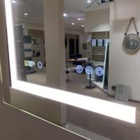 China 32-34 Inch LED Bathroom Mirror Cabinet with 12V Lighting, 3000K-6000K CCT, and 50,000-Hour Lifespan for sale