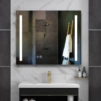 China 3000K LED Medicine Cabinet Square Wall Mounted Mirror with Touch Screen 12V Customized Size for sale