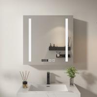China Aluminum Frame LED Medicine Cabinet 3000K-6000K 3 Doors with 12V Power and 50,000 Hour LED Life for sale