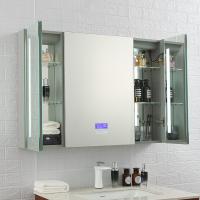 China 6000K 3-Door Smart LED Medicine Cabinet - Customizable Aluminum Frame with 12V Voltage and 50,000-Hour Lifespan for sale