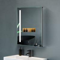 China Copper Free LED Medicine Cabinet with Mirror 12V Lighting 3000K-6000K Color Temperature Custom Size for sale
