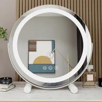 China 3000K-6000K LED Makeup Mirror with Touch Screen, 12V Voltage, and Customizable Size for Hotels and Salons for sale