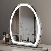 China Silver LED Makeup Mirror 3000K-6000K Adjustable with 12V Power and 50,000 Hour LED Life for sale