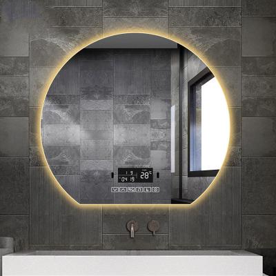 China Custom LED Arched Bathroom Mirror with Smart Touch Screen, Anti-Fog Technology, 12V Operation, and 50,000-Hour Lifespan for sale