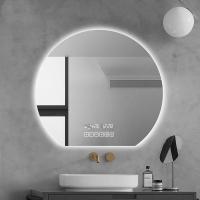 China Custom LED Arched Bathroom Mirror with Smart Touch Screen, Anti-Fog Technology, 12V Operation, and 50,000-Hour Lifespan for sale