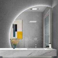 China Custom LED Arched Bathroom Mirror with Smart Touch Screen, Anti-Fog Technology, 12V Operation, and 50,000-Hour Lifespan for sale