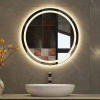 China Custom Smart LED Bathroom Mirror with 3000K-6000K CCT, Anti-Fog & 12V Operation for Hotels & Homes for sale