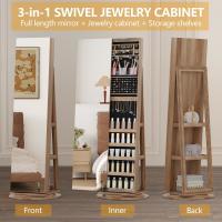 China 360° Swivel Jewelry Cabinet with 61