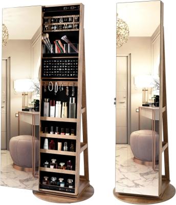 China 360° Swivel Jewelry Cabinet with 61