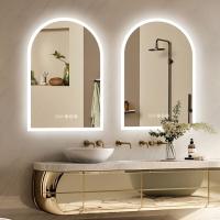 China Custom Round LED Bathroom Mirror IP65 Waterproof Anti-Rust Frame 3000K-6000K CCT 12V Operation for sale