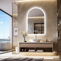 China Custom Round LED Bathroom Mirror IP65 Waterproof Anti-Rust Frame 3000K-6000K CCT 12V Operation for sale