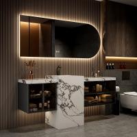China Custom Round LED Bathroom Mirror IP65 Waterproof Anti-Rust Frame 3000K-6000K CCT 12V Operation for sale