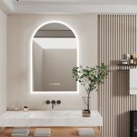 China 36x48 Inch Custom LED Bathroom Mirror with Anti-Fog, 3000K-6000K CCT, 12V Operation for Hotels and Commercial Use for sale