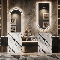 China 36x48 Inch Custom LED Bathroom Mirror with Anti-Fog, 3000K-6000K CCT, 12V Operation for Hotels and Commercial Use for sale