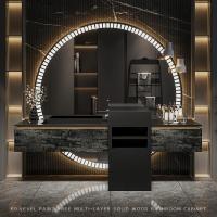 China 6500K Backlit LED Bathroom Mirror 5mm Ultra-Thin Glass with Anti-Fog & Dimmable 12V Lighting for sale