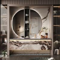 China 6500K Backlit LED Bathroom Mirror 5mm Ultra-Thin Glass with Anti-Fog & Dimmable 12V Lighting for sale