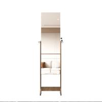 China Adjustable Height Full Length Mirror Jewelry Cabinet with Marine Grade Corrosion Resistant Frame 2 in 1 Makeup Storage for sale
