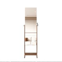 China Full Length Mirror Jewelry Cabinet with Anti-Tarnish Technology Motion-Sensor LED Lights and Biometric Lock for sale