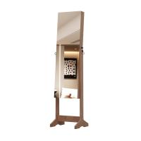 China Customized 2-in-1 Rectangular Jewelry Mirror Cabinet with Insulated Mirror Back for sale