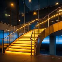 China 6mm - 19mm Float Toughened Curved Glass Tempered Glass For Building for sale