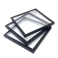 China 12mm 15mm 18mm Double Layered Low E Hollow Glass Curtain Wall Panel for sale