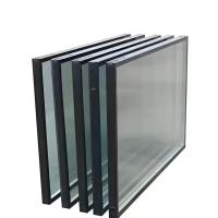China 10mm Low E Folding Hollow Insulated Glass Panel Lightweight Balcony for sale