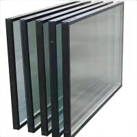 China 10mm Low E Folding Hollow Insulated Glass Panel Lightweight Balcony for sale