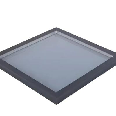 China 18mm Fireproof Insulated Low E Glass Curtain Wall Flat Shape for sale
