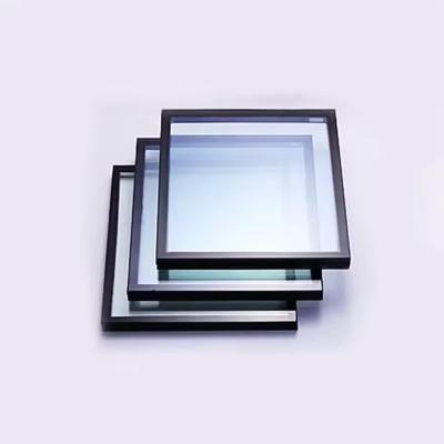 China 10mm Double Tempered Low E Hollow Glass Panel Soundproofing Ice Pattern for sale