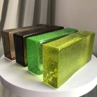 China Ultra White High Transparency Low Iron Toughened Glass Brick Modern Engineering for sale