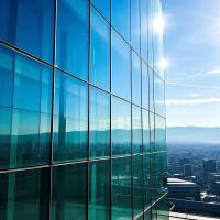 China Building Low E Float Glass For Stylish Curtain Wall Systems for sale