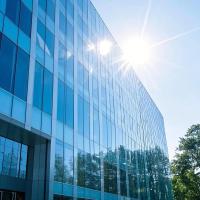 China High Class Low E Tempered Float Glass Curtain Wall Panel System for sale