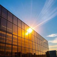 China High Class Low E Tempered Float Glass Curtain Wall Panel System for sale