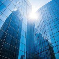 China Customized Low E Glass Coated Tempered Glass Curtain Wall System for sale