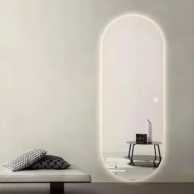 China Custom Floor Wall Dressing Mirror Modern Full Length Mirror For Bedroom Bathroom for sale