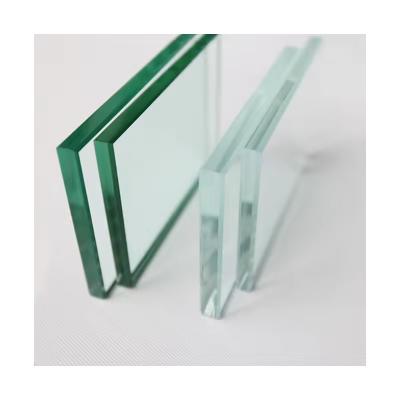 China 10mm Float Glass Sheet Single Sided Explosion Proof Interlayer Decorative Partition for sale