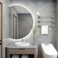 China Modern Handmade Decorative Wall Hanging Mirror Asymmetrical Full Floor Length Mirror for sale