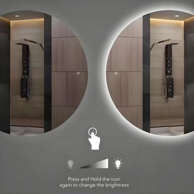 China Home Decor Full Floor Mirror Large Arched Framed Dressing Mirror With Illumination for sale