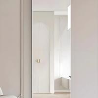 China Elegant Silver Framed Decorative Full Length Mirror Chic Spaces for sale