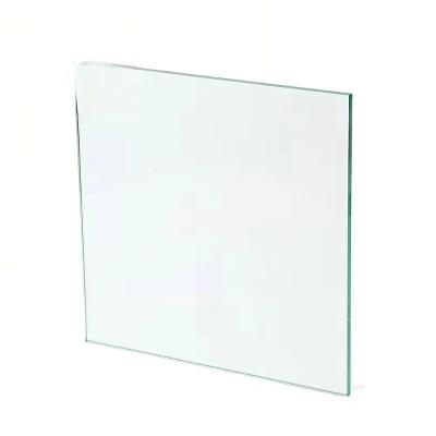 China 6mm Ultra White Floating Glass Panel UV Splicing For Display Cabinets for sale