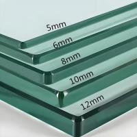 China 15mm Amber Brown Float Glass Sheet Custom Rain Shelter Glass for sale
