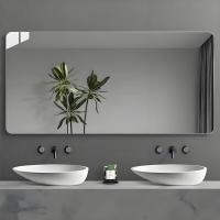 China Colorful Unfolded Mirror Glass Sheet Functional Bathroom Mirror for sale