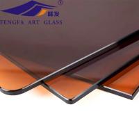 China 8-12mm Starry Sky Black Magnetron Coated Glass Loft Style Stair Armrest Special for sale