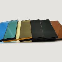 China 8-12mm Starry Sky Black Magnetron Coated Glass Loft Style Stair Armrest Special for sale