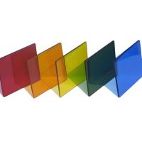 China 10mm Deep Space Gray Fire Resistant Glass Panel for sale
