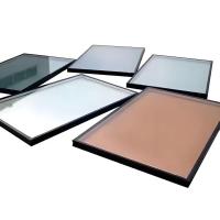 China 12mm 15mm 18mm Heat Reflective Insulated Glass Panel Curved Commercial Curtain Wall for sale